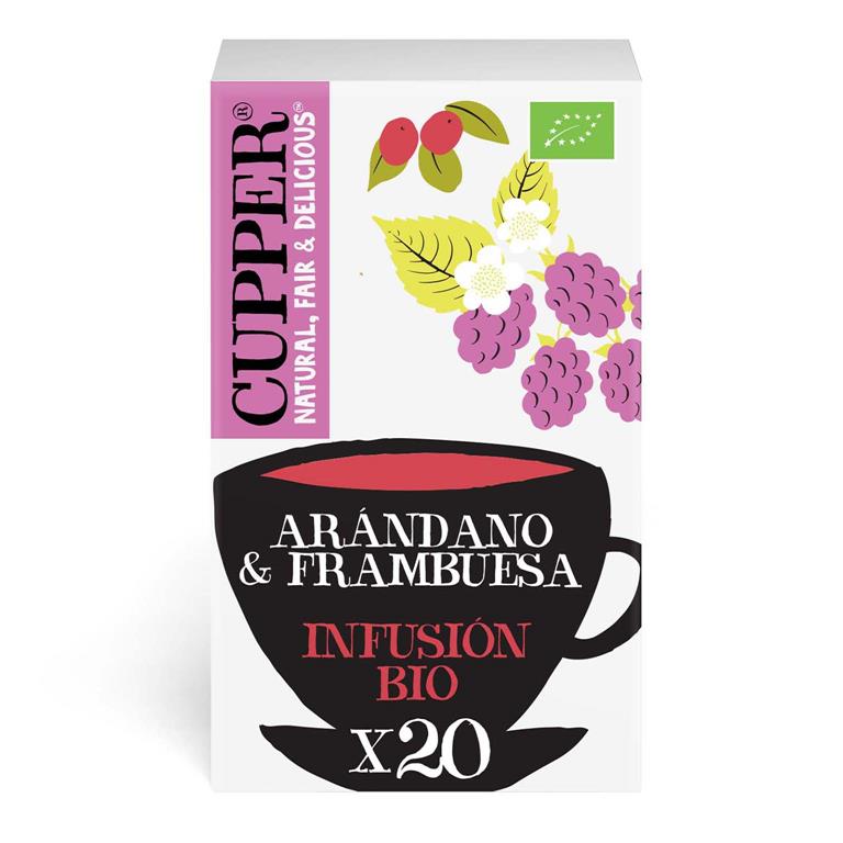 Infusión ecológica arándano y frambuesa - Cupper Tea
